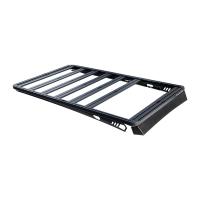China Custom Aluminum Roof Rack for Toyota LC150 200kg Capacity Black Powder Coated for sale