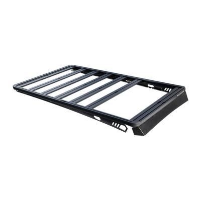 China Custom Aluminum Roof Rack for Toyota LC150 200kg Capacity Black Powder Coated for sale