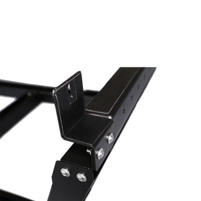 China Universal Pickup Truck Bed Rack Thickened Mn-Steel 1400-1700mm Width Adjustable for sale