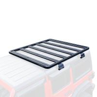 China Durable Aluminum Alloy Roof Rack for Jeep Wrangler 1500x1425mm 200kg Capacity for sale