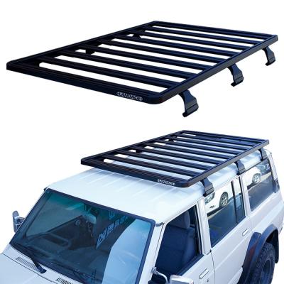 China IATF16949 Aluminium Alloy Roof Rack 2100x1300mm 200kg Capacity for Y60 Universal Fit for sale
