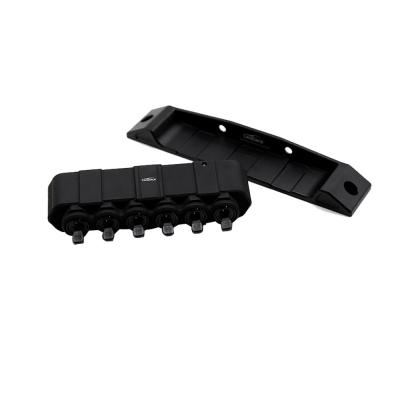 China Wireless 6 Gang Switch Panel Aluminum Alloy 262x488x96mm for Car Accessories for sale