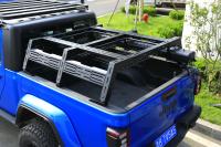 China Adjustable Pick Up Truck Bed Roll Bar 4x4 Silver Sport Rack for Ford Raptor 1380mm Length for sale