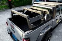 China Adjustable Truck Bed Rack for Ford Ranger 2010 Jeep Wrangler 2013-2017 1336x1540x500mm Steel for sale