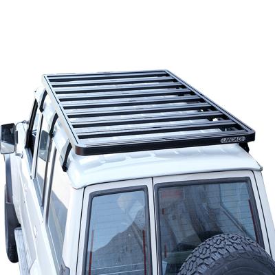 China Aluminum Alloy Roof Rack Platform for Toyota Y60 Offroad 4x4 2100x1300mm 200kg Capacity for sale