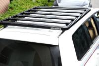 China Black Aluminum Roof Rack Platform 1500x1380mm for Toyota LC200 Short Vehicle Parts for sale