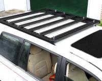 China Black Aluminum Roof Rack Platform 1500x1380mm for Toyota LC200 Short Vehicle Parts for sale