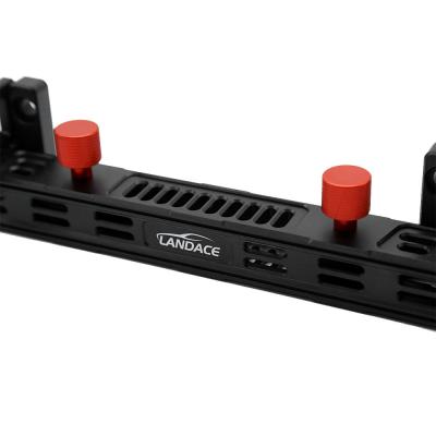China Jeep Wrangler Modified Black Aluminum Flagpole Holder Bracket 323x78x86mm for sale