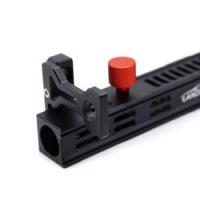 China Jeep Wrangler Modified Black Aluminum Flagpole Holder Bracket 323x78x86mm for sale