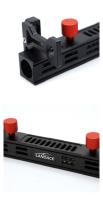 China Jeep Wrangler Modified Black Aluminum Flagpole Holder Bracket 323x78x86mm for sale