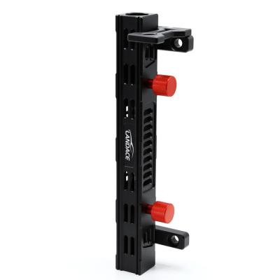 China 2016-2018 Jeep Black Aluminum Flagpole Holder Bracket 323x78x86mm 0.76kg for sale