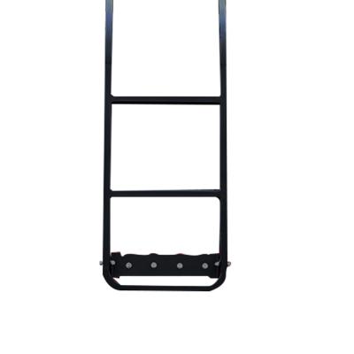 China SUS304 Steel Roof Rack Ladder for Jeep Wrangler 850x400x237mm Black Powder Coating for sale