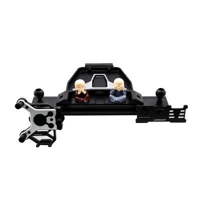 China CNC Machined Aluminum Alloy Center Console Support for Tank 300 0.86kg 250x242x70mm for sale