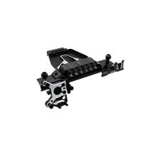 China Black Aluminum Alloy Center Console Bracket 250x242x70mm for JEEP 4x4 Off-road Interior Accessories for sale