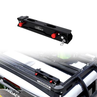 China Aluminum Alloy Flagpole Holder Bracket 323x78x86mm for Jeep Wrangler Tank 300 4x4 Off Road for sale