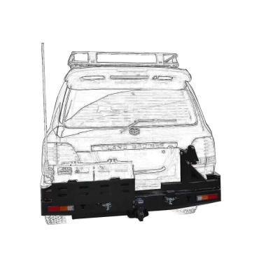 China Improve Your Toyota LC100 with Rear Bumper and Dual Carriers Enhanced Functionality for sale