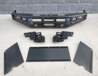 China Toyota LC100 Australian Base Front Bumper Steel Black Powder Coated 43kg for sale