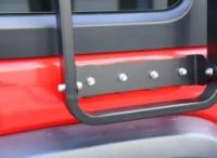 China Jeep Wrangler JL JK Q235-8 Black Side Step Ladder Retrofit Kit 833x400x261mm for sale