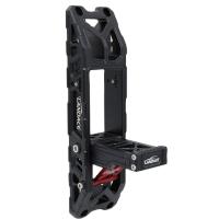 China Jeep Wrangler Door Hinge Step Pedal 2pcs Set Black Aluminum Alloy 330mm for sale