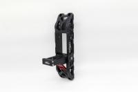 China Jeep Wrangler Door Hinge Step Pedal 2pcs Set Black Aluminum Alloy 330mm for sale