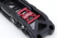 China Jeep Wrangler JL JK 4x4 Aluminum Alloy Door Hinge Folding Foot Pedal Step 330mm for sale