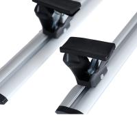 China Aluminum Alloy Shark Style Cross Bar Roof Rack 127cm SUV Luggage Rack 5kg for sale