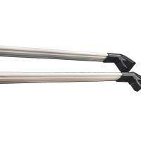 China Aluminum Alloy Car Roof Bars 117cm Universal Powder Coated Crossbars for Raised Side Rails for sale