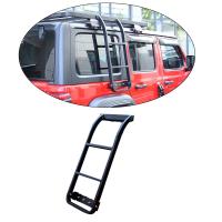 China SUS304 Black Roof Rack Side Ladder 833mm for Jeep Wrangler JL JK 4X4 for sale
