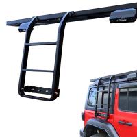 China SUS304 Stainless Steel Telescopic Ladder for Jeep Wrangler JK 2013-2017 Roof Luggage 833mm for sale