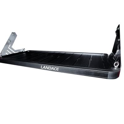 China Aluminum Alloy Cargo Storage Shelf for Jeep Wrangler JL 1130x70x620mm Black for sale