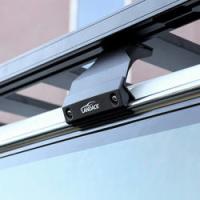 China Aluminum Roof Rack for Toyota LC76 2166x1320x44mm Black Powder Coating for sale