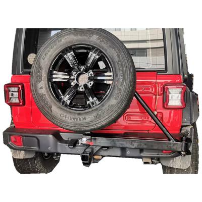 China Black Steel Hitch Mount Spare Tire Carrier 28kg Capacity for Toyota Bike Rack Modification for sale
