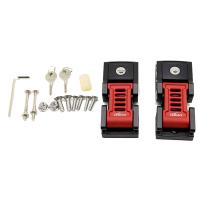 China Aluminum Alloy Hood Latch Kit for Jeep Wrangler JL 121x56x43mm Anti-Theft Locking Catch for sale