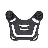 China 4x4 Off-Road Light Mounting Brackets CNC Machined Aluminum 134x107x25mm Black for sale