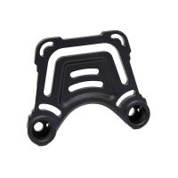 China 4x4 Off-Road Light Mounting Brackets CNC Machined Aluminum 134x107x25mm Black for sale