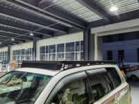 China Toyota LC200 Land Cruiser Roof Rack 2265x1250mm Black Powder Coated Aluminum Alloy for sale