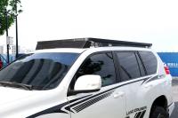 China Aluminum Roof Rack Platform 25kg Capacity for FJ Cruiser Universal 4x4 Cargo Carrier Basket for sale