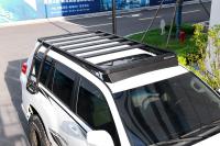 China Aluminum Roof Rack Platform 25kg Capacity for FJ Cruiser Universal 4x4 Cargo Carrier Basket for sale