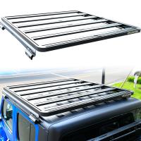China 200kg Load Capacity Aluminum Roof Rack Platform for Camping Powder Coated Red Black for sale