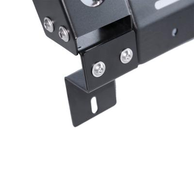 China Universal Adjustable Bed Rack System for Jeep Gladiator JT 1336x1529x505mm Carbon Steel Black Powder Coating for sale