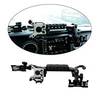 China Aluminum Alloy Center Console Bracket Mobile Phone Holder for Jeep 262x488x96mm for sale