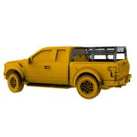 China Carbon Steel Multipurpose Truck Bed Rack with Luggage Basket 500 lb Capacity Easy Installation for sale