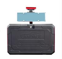 China Jeep Wrangler JL Off Road Aluminium Tailgate Storage Box 700x450x317mm Black for sale