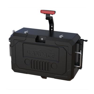 China Aluminum Tailgate Storage Box 700x450x317mm for Jeep Wrangler JL JK Tank 300 BJ40 for sale