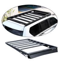 China Universal Aluminium Black Roof Rack for Toyota LC200 LC79 LC150 300kg Loading Capacity for sale
