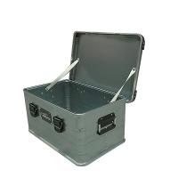 China Anodized Aluminum Alloy Folding Storage Box for Camping Kitchen Cargo 50L for sale