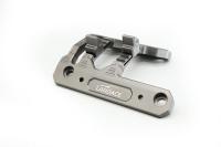 China Carbon Steel Landace Black Powder Coated Light Mounting Brackets CNC Machined 4x4 for sale