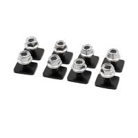 China Stainless Steel Eye Bolt Roof Rack Platform with Swivel Lifting Ring 1 Set Black Powder Coating for sale