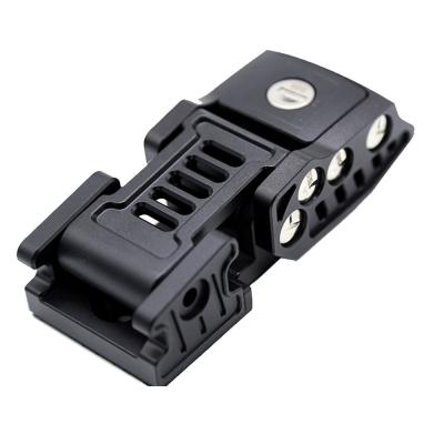 China Jeep Aluminum Alloy Engine Hood Lock 440x240x80mm Red Black Easy Install for sale