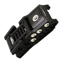 China Jeep Aluminum Alloy Engine Hood Lock 440x240x80mm Red Black Easy Install for sale